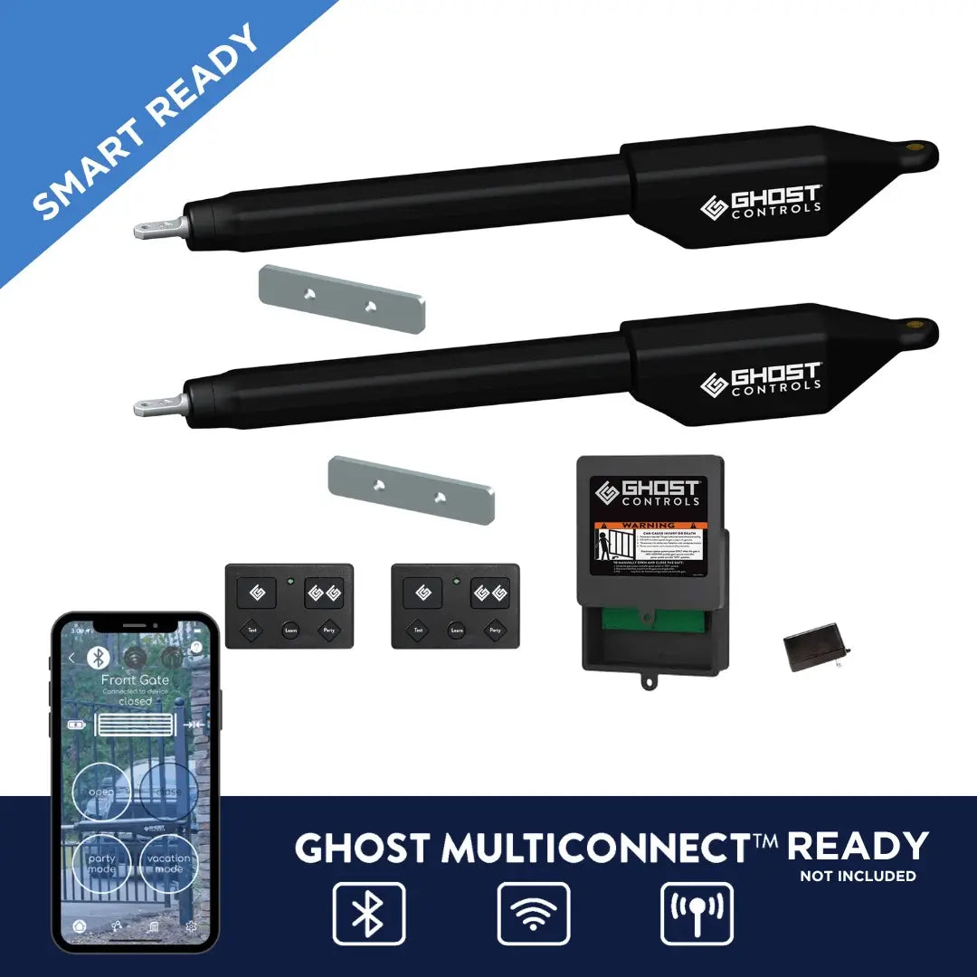 SMART HDP2 Column Mount Dual Gate Opener with MultiConnect Kit Bundle