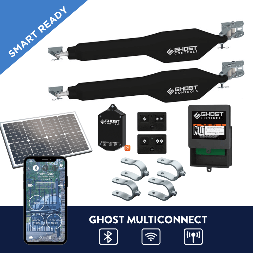 TDS2XP Solar Heavy Duty Dual Gate Opener Kit | Ghost Controls