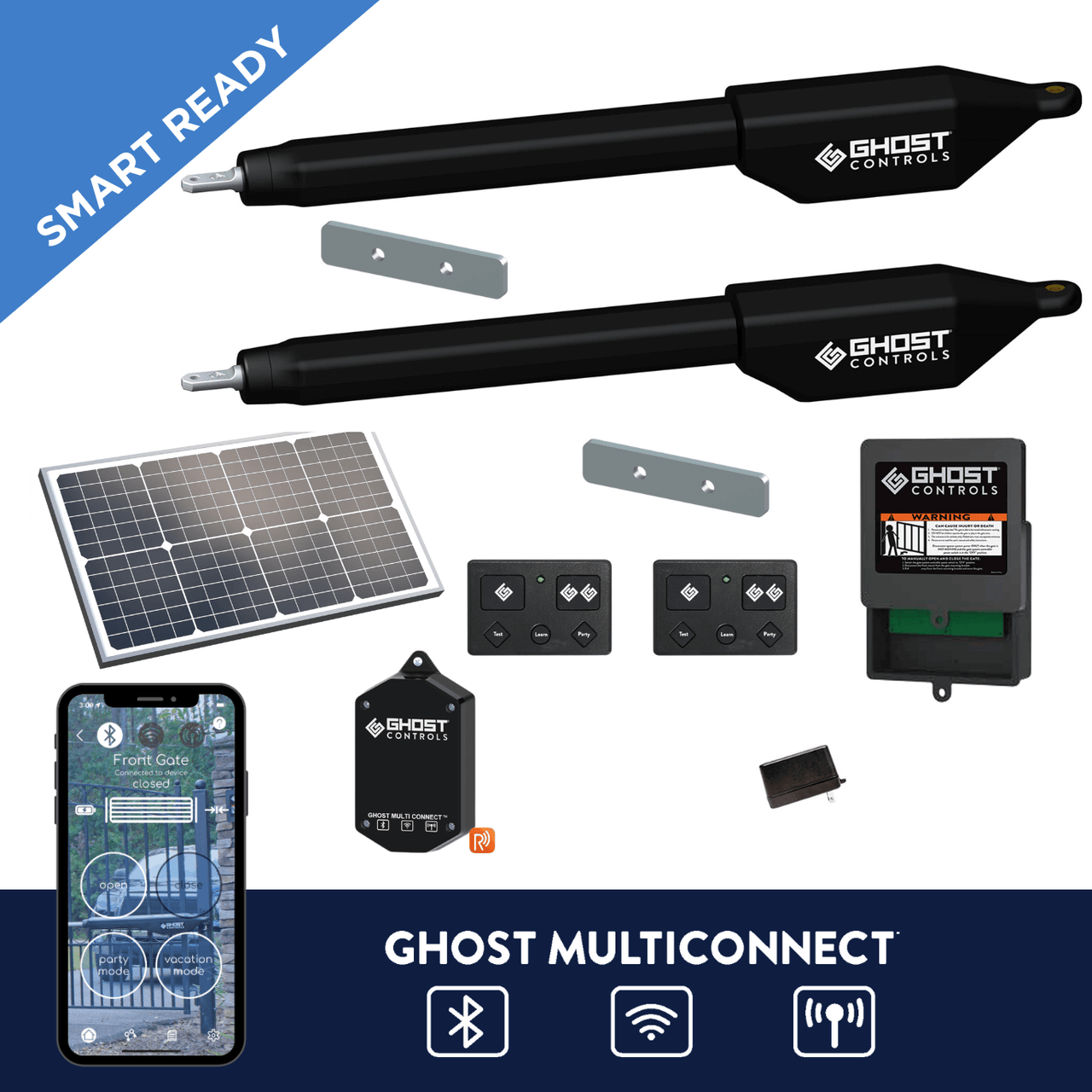 Ghost Controls Dual Gate Opener
